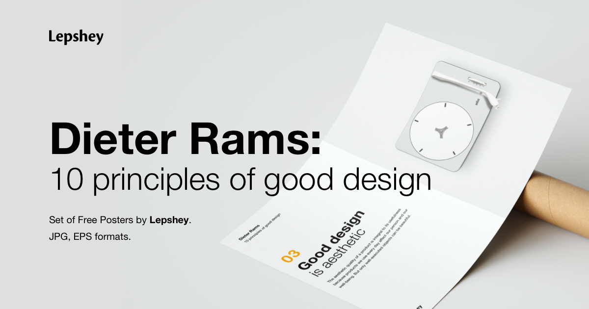 Dieter Rams: 10 principles of good design